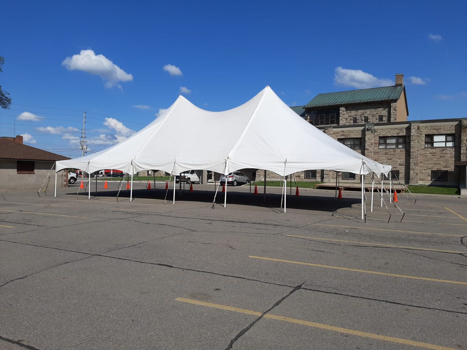 40x40 Pole Tent - The Party Centre
