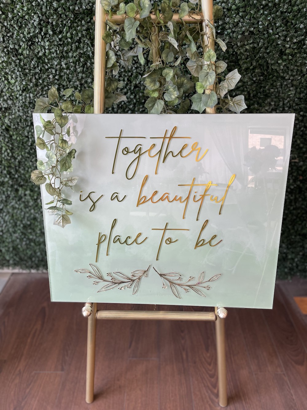 Acrylic Wedding Sign - The Party Centre