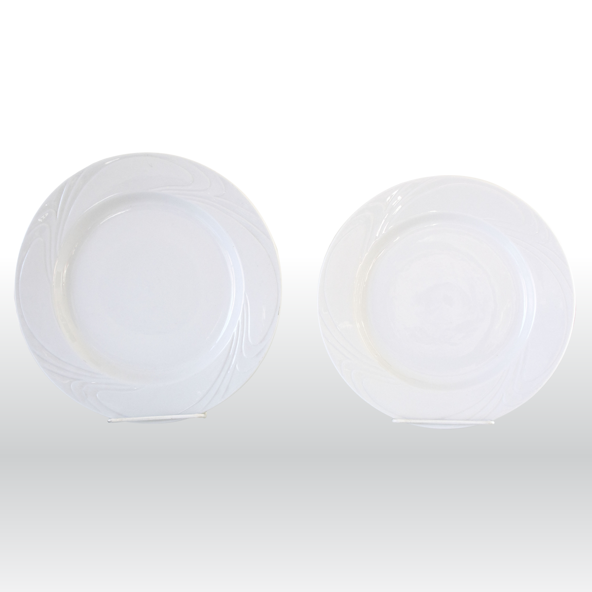 Plain White - Dinner Plate - The Party Centre