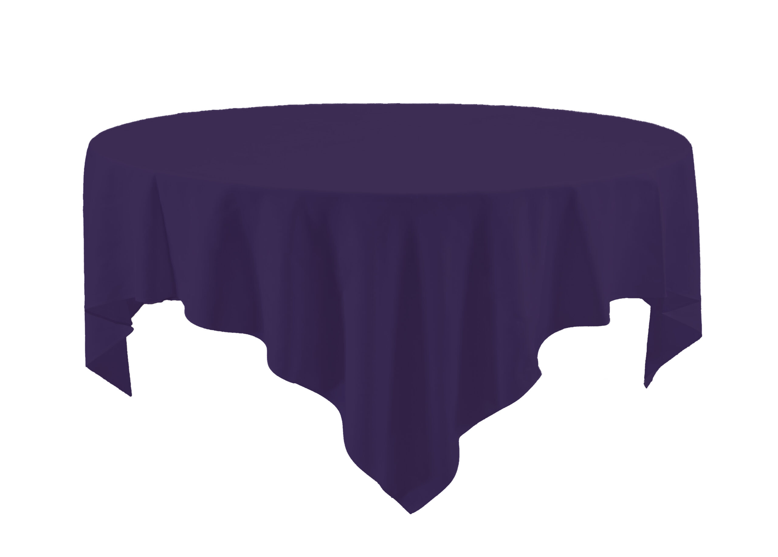 85 x 85 PURPLE tablecloth - The Party Centre