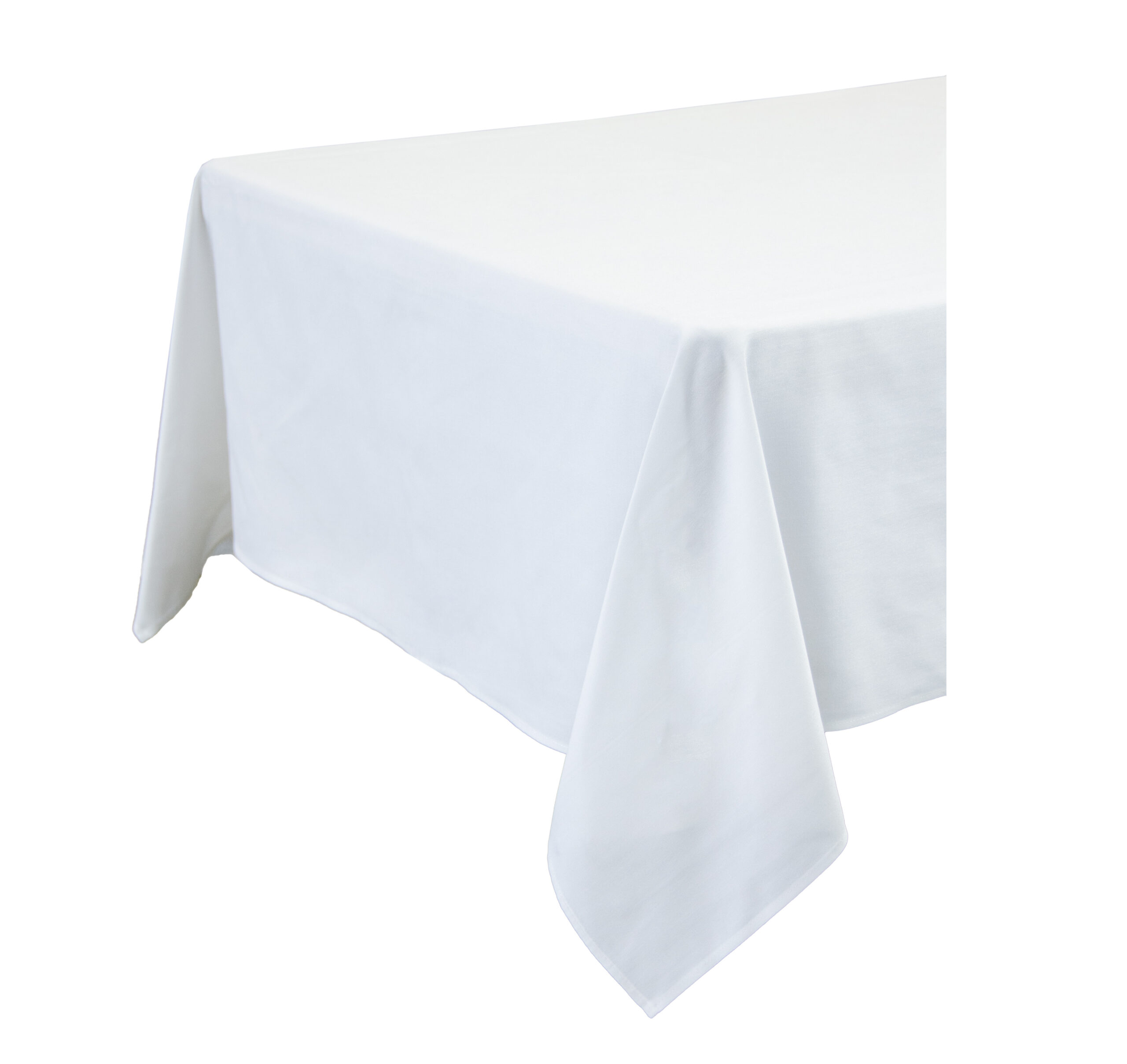54 x 120 WHITE tablecloth - The Party Centre