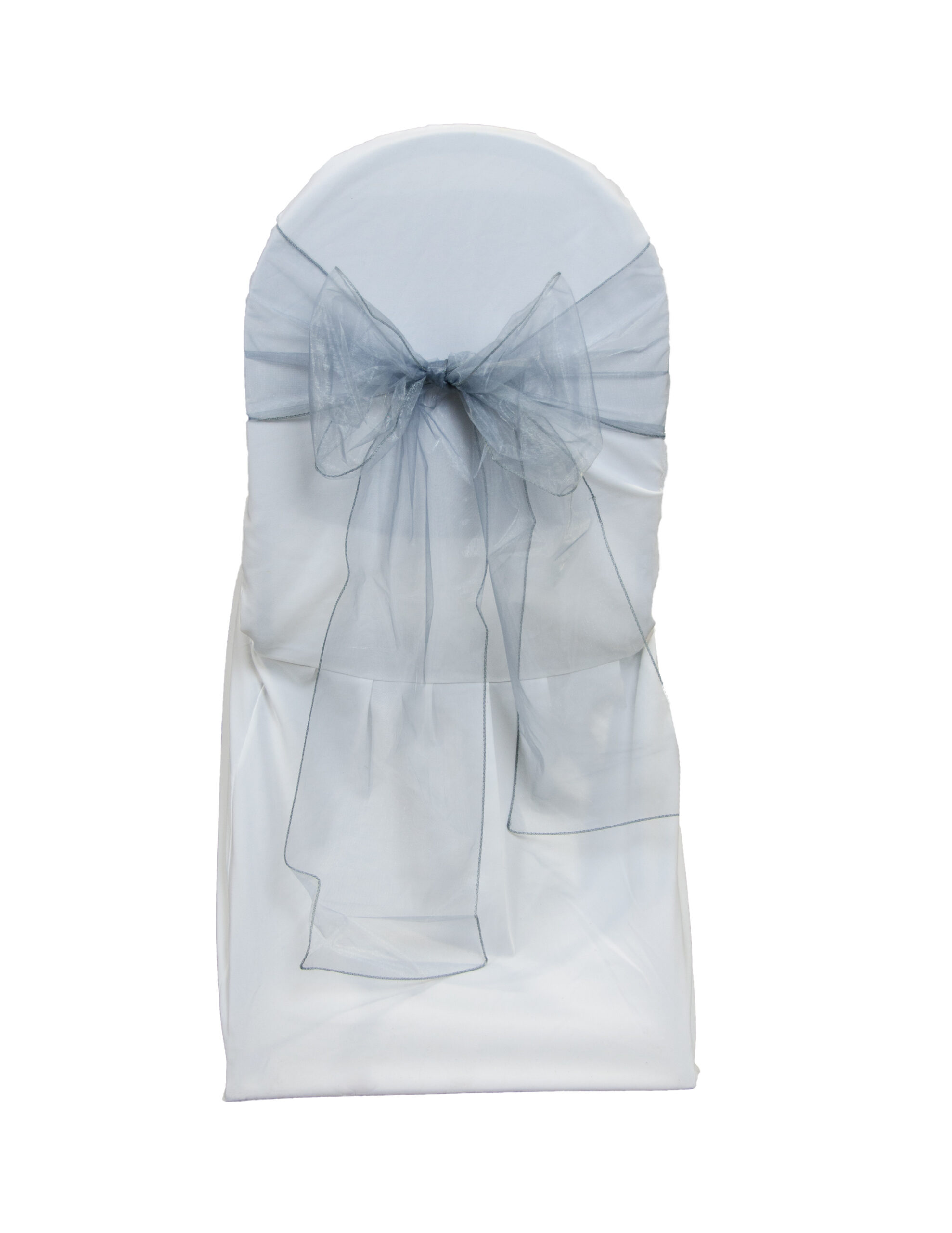 Chair Bows/ Sashes - SILVER - The Party Centre